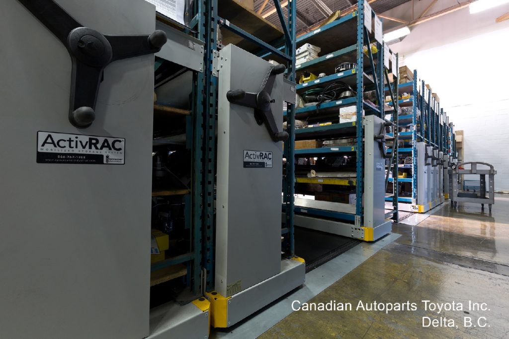 Improve Your Auto Parts Storage Business with Mobile Shelving | Hi-Cube
